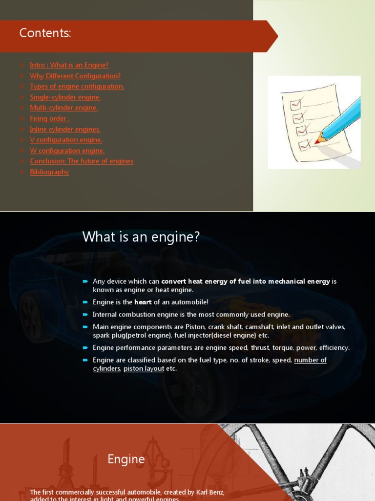 Different Configurations of Engines | Download Free PDF | Engines ...
