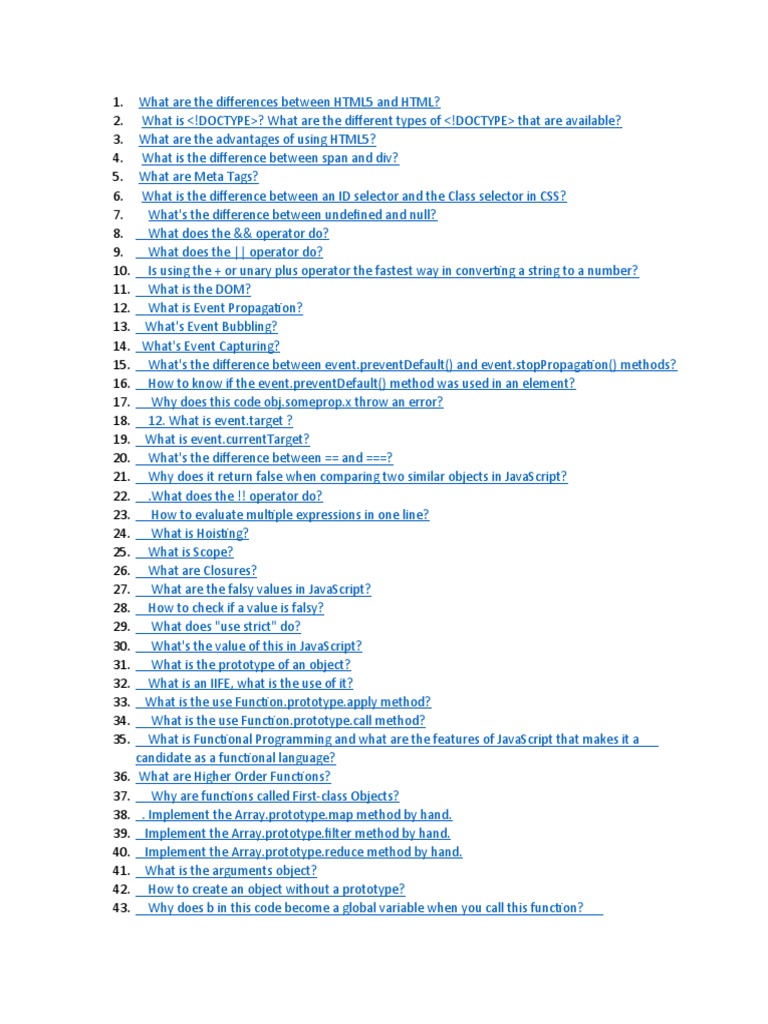 50 Question | PDF | Notation | Object Oriented Programming