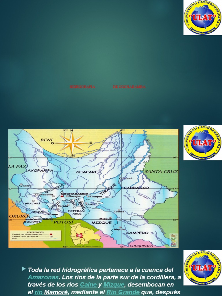 Hidrografía de Cochabamba: Ríos y Mapas | PDF | Clásicos