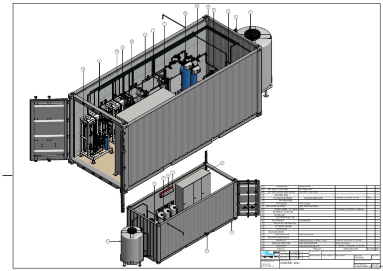 Demin Water CONTAINER LAYOUT (20DC) | PDF | Nature