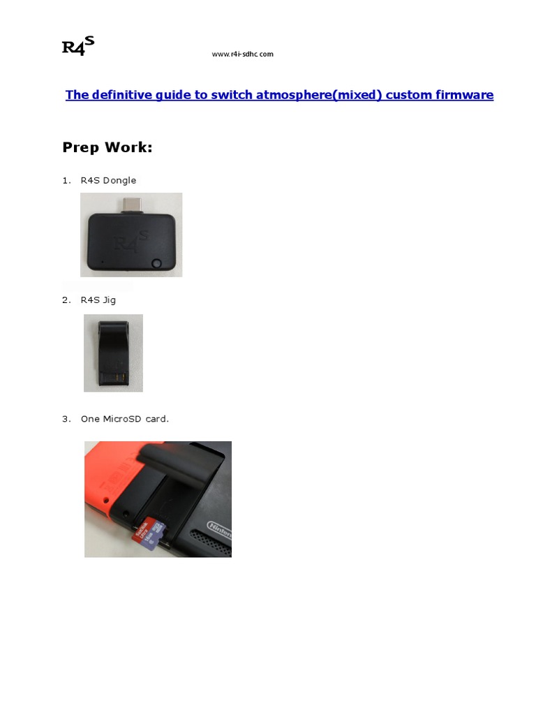 Atmosphere Custom Firmware Guide for Switch | PDF | Computer File ...