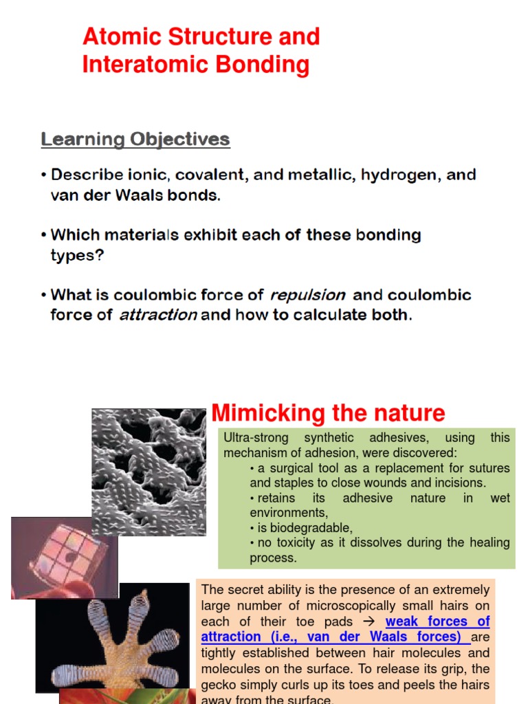 Atomic Structure and Bonding Explained | PDF | Chemical Bond | Ionic ...
