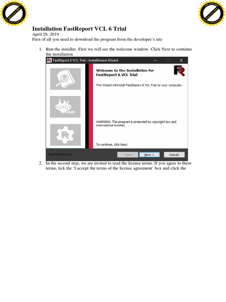 Installation FastReport PDF | PDF | Application Software | Digital Technology
