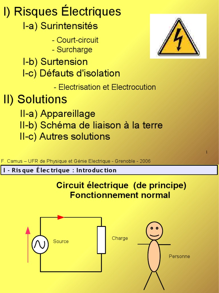 Prévention des Risques Électriques | PDF | Énergie électrique ...