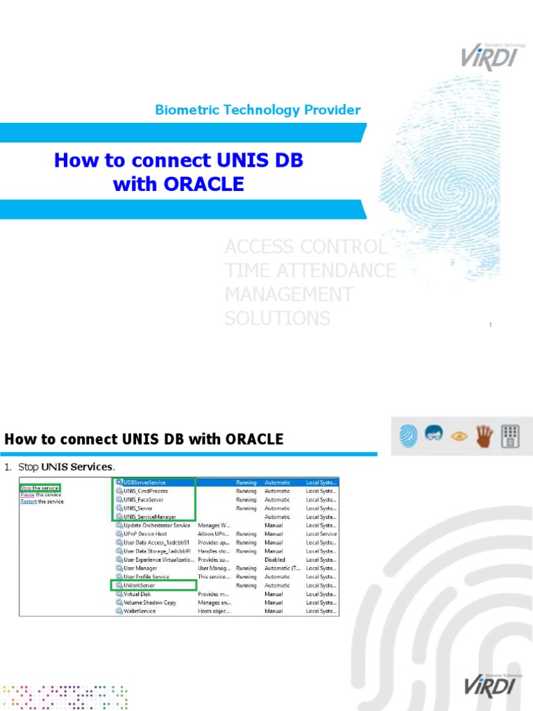 Connecting UNIS DB to Oracle Guide | PDF | Computers