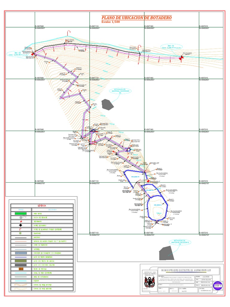 Plano de Ubicación de Botadero | PDF