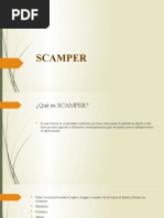 Plantilla SCAMPER | PDF