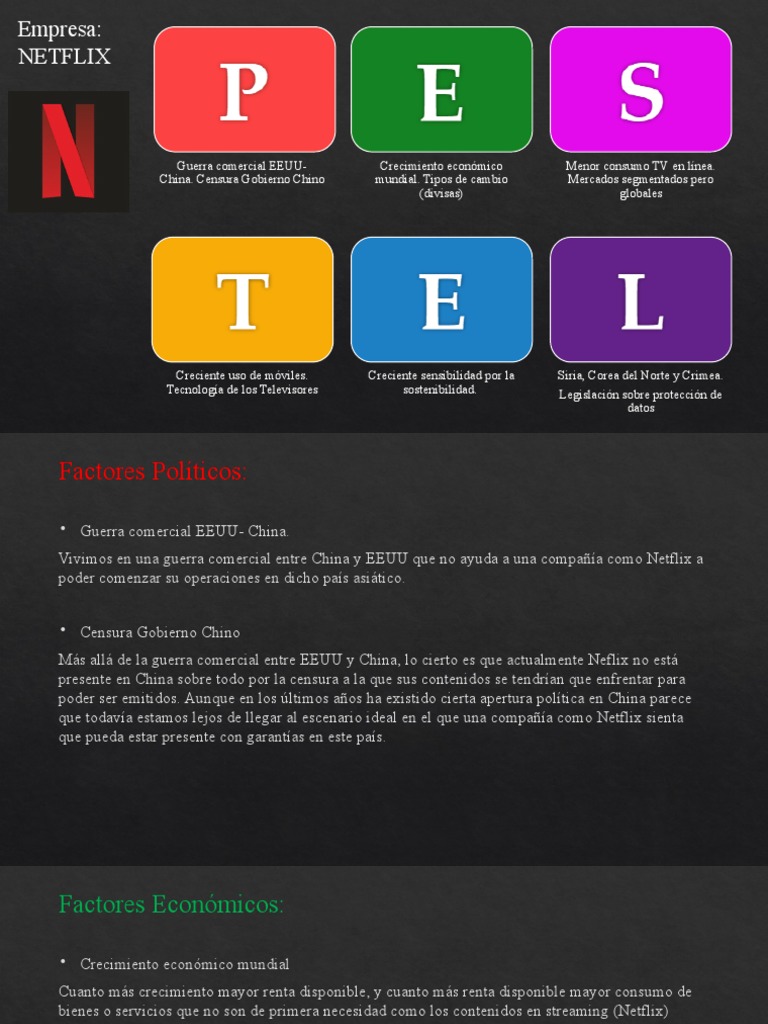 Analisis PESTEL NETFLIX | PDF | Netflix | China