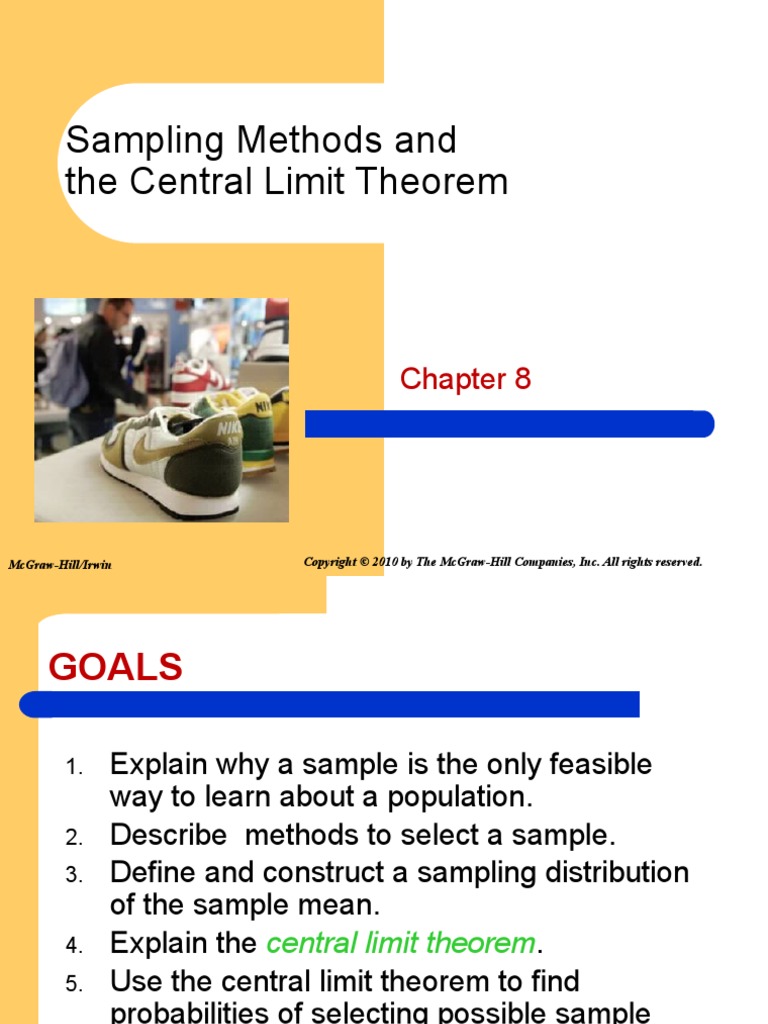 Chap 008 Samplinig (Presentation) | PDF | Mean | Sampling (Statistics)
