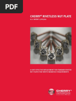 Cherry Rivetless Nut Plate Process Manual | PDF | Rivet | Nut (Hardware)