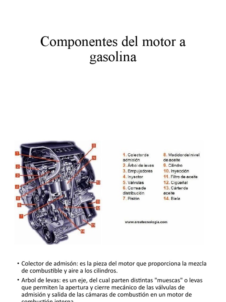 Componentes Del Motor A Gasolina | PDF
