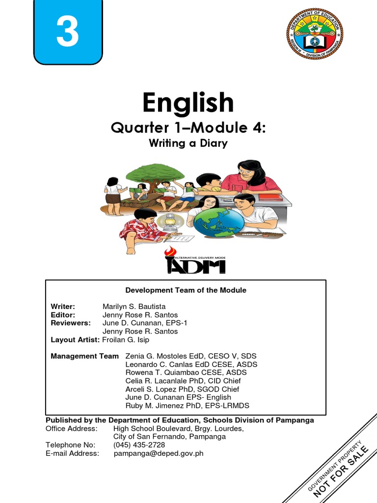 Diary Writing Module for Grade 3 | PDF | Teaching | Learning