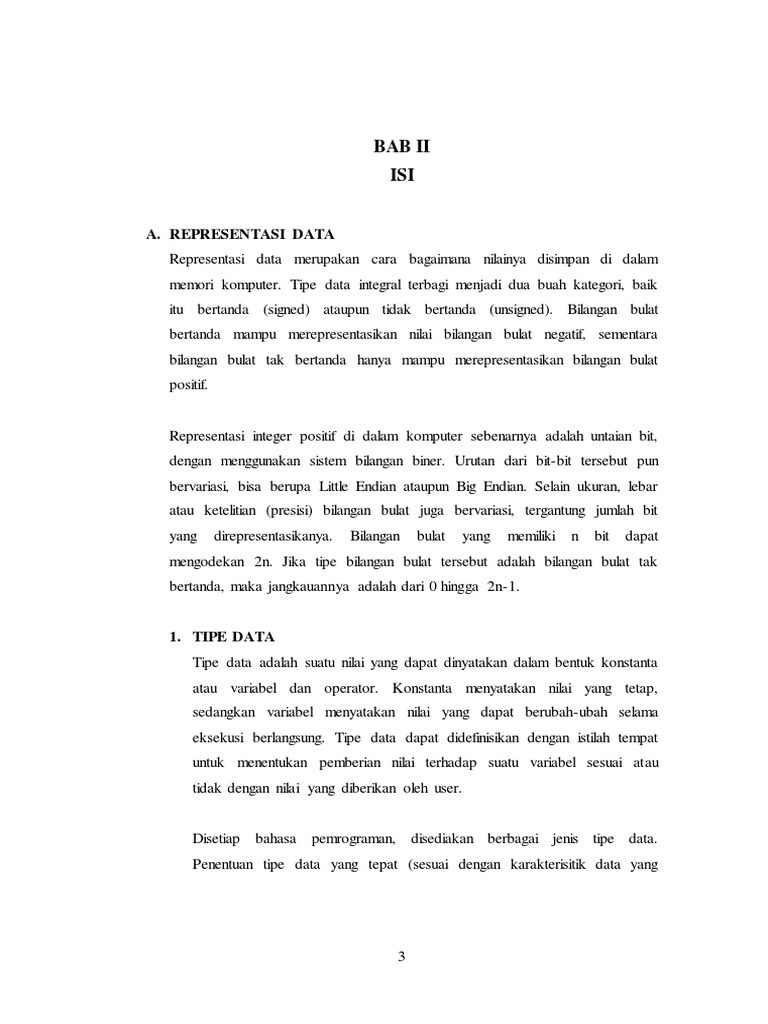 Representasi Data | PDF