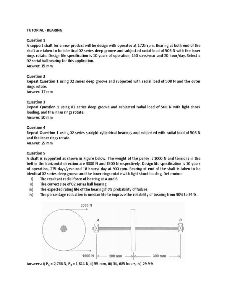 Tutorial - Bearing PDF | PDF