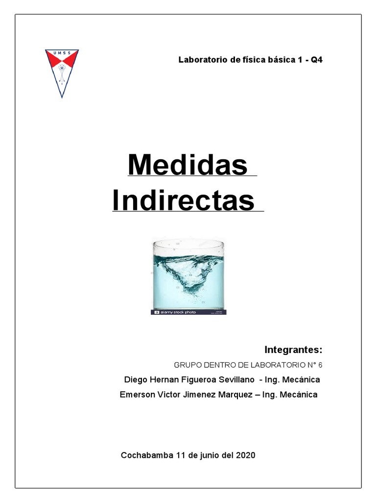 Medidas Indirectas | PDF | Medición | Método científico