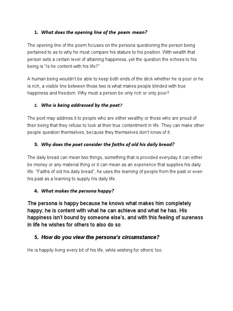 What Does The Opening Line of The Poem Mean?: Who Is Being Addressed by ...