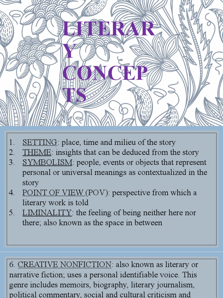 Literary Concepts | PDF