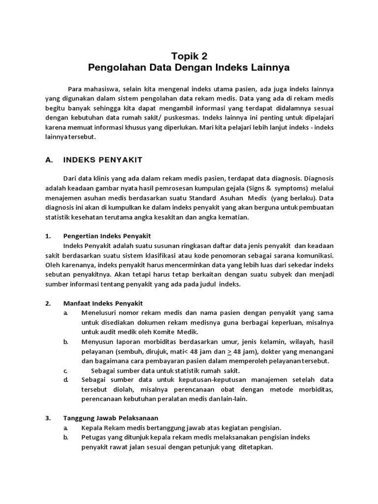 Materi Indeks Lainnya | PDF | Ilmu Sosial