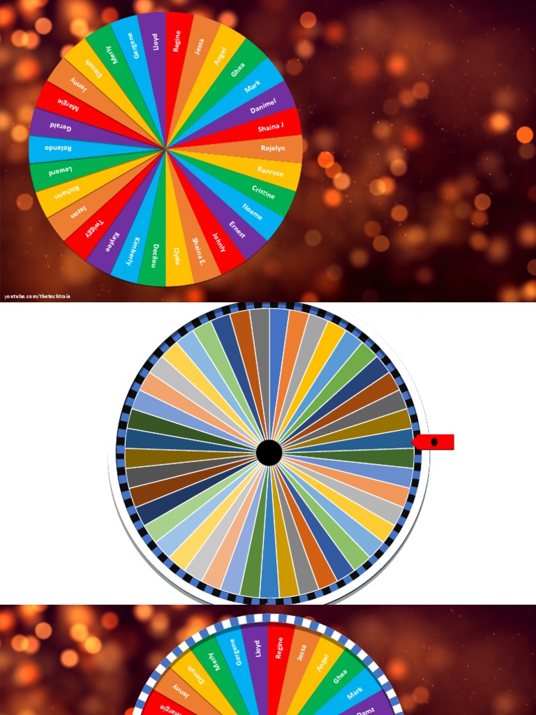 Random-Spinning-Name-Selector - PPTX (Autosaved) | PDF