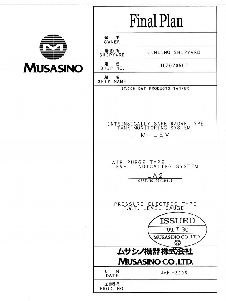 Final Plan For M-LEV, LA2, M-LC | PDF