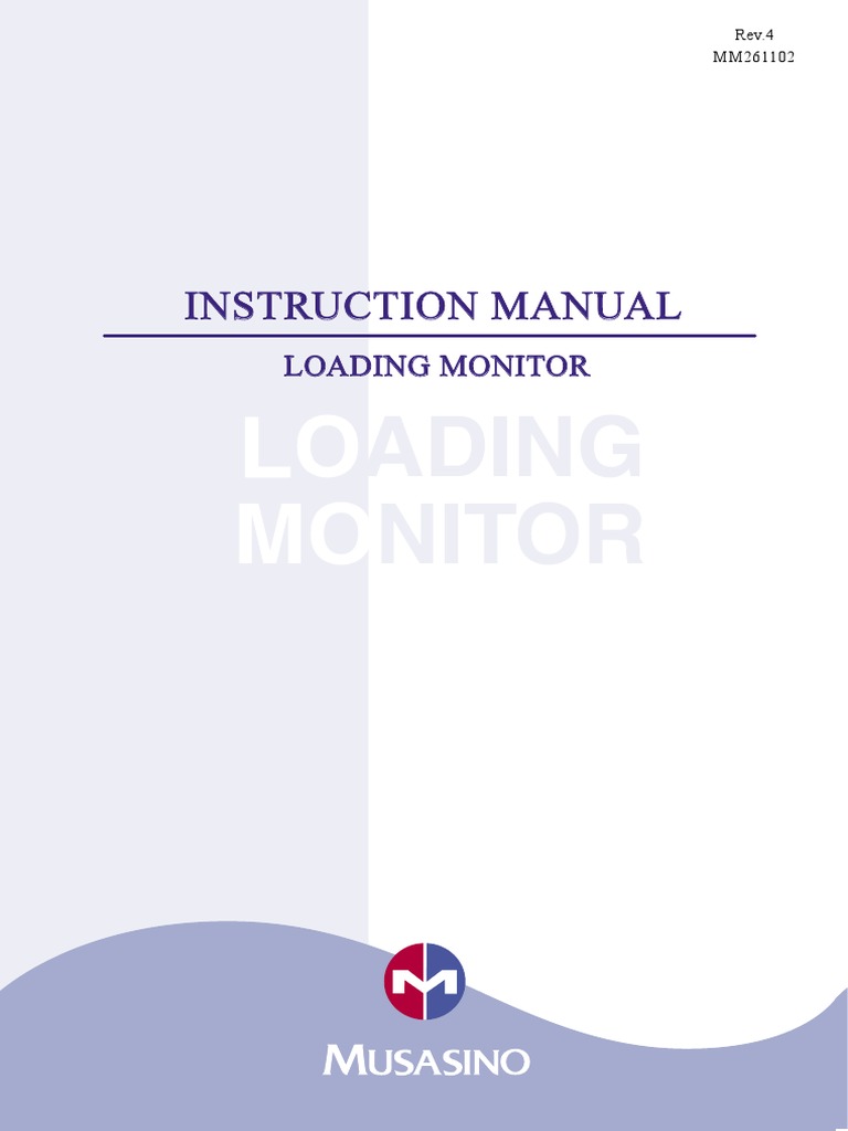 Instruction Manual For Loading Monitor | PDF | Computer File | Copyright