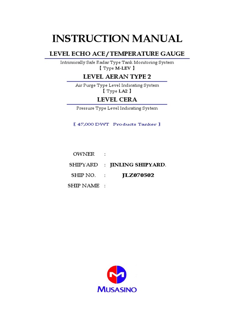 Instruction Manual for Tank Monitoring System | PDF | Electrical Wiring ...