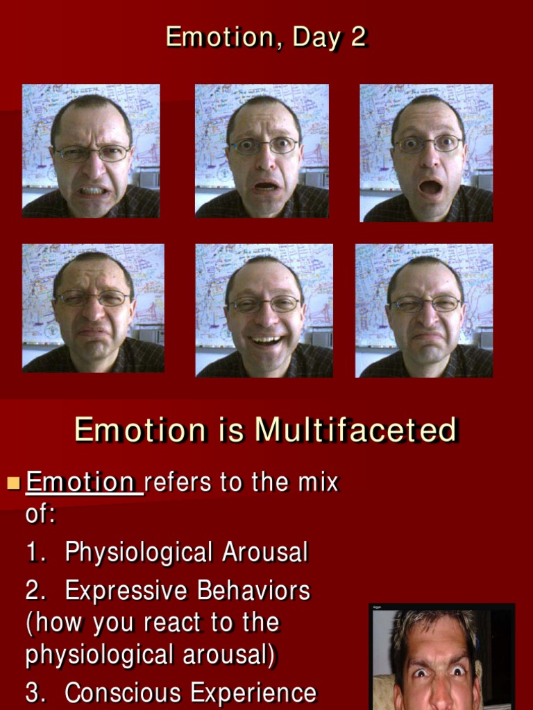 Emotion, Day 2 | PDF | Facial Expression | Polygraph
