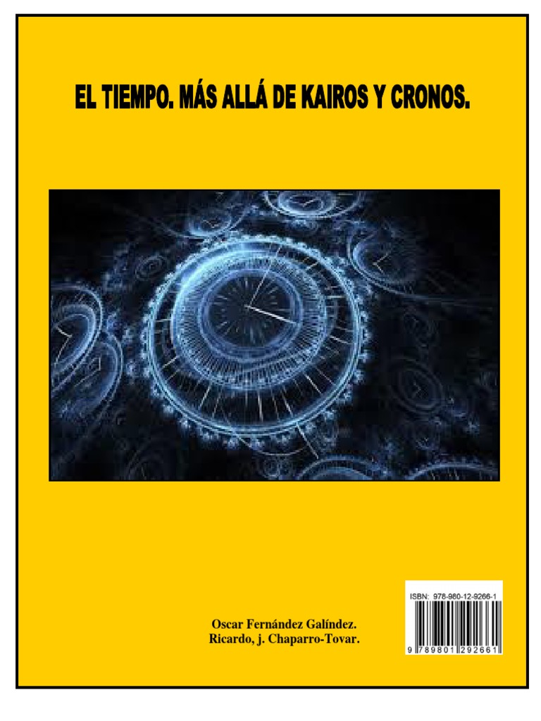 Libro El Tiempo. Kairos y Cronos PDF | PDF | Citación | Paradigma
