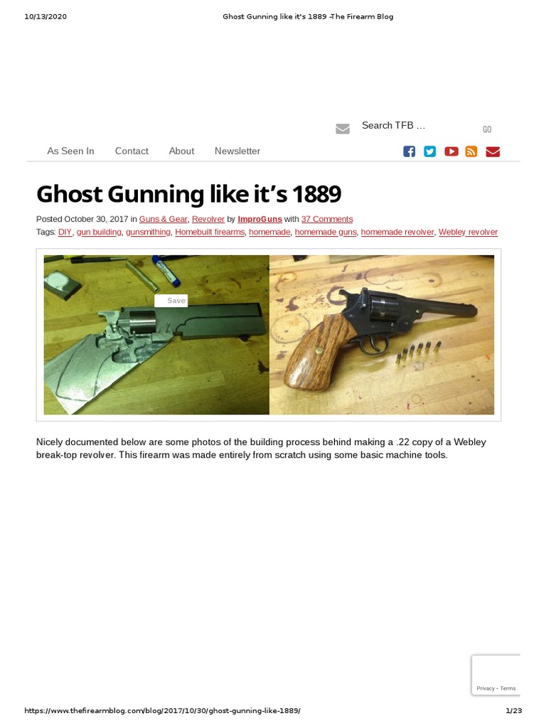 DIY Webley Revolver | PDF | Revolver | Firearms