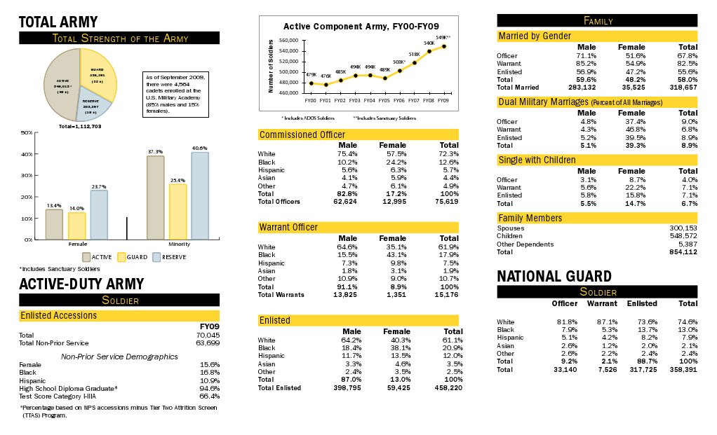 FY09 Army Profile | PDF | Officer (Armed Forces) | Race And Ethnicity ...