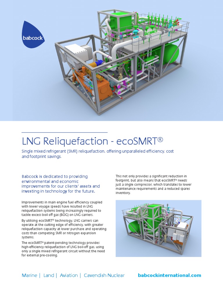 LNG Reliquefaction - Ecosmrt: Marine - Land - Aviation - Cavendish ...