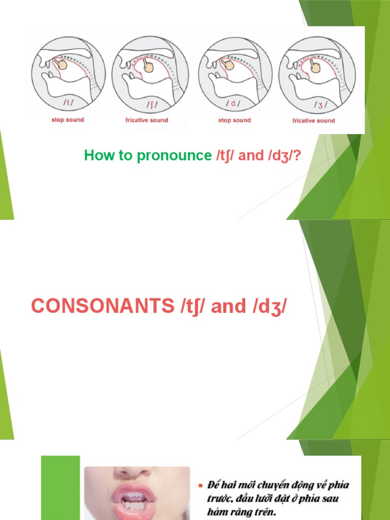How To Pronounce: /TƩ/ and /DƷ/? | PDF