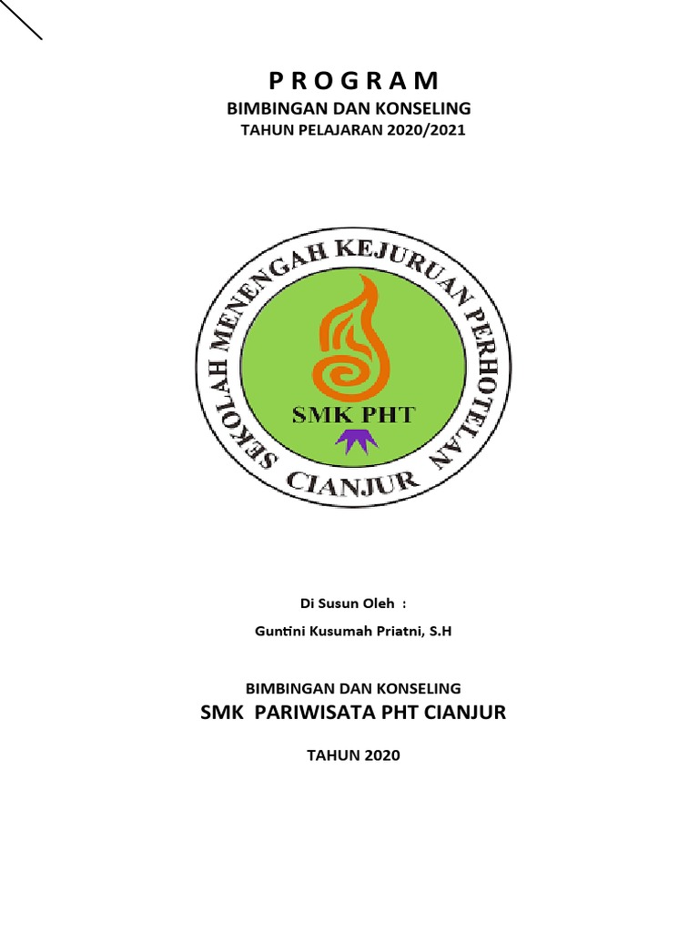 Contoh Program BK SMK Sesuai Pop BK Kelas New | PDF