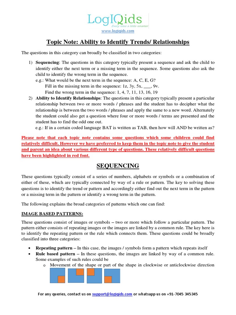 Understanding Patterns in Sequences: A Guide to Identifying Trends and ...