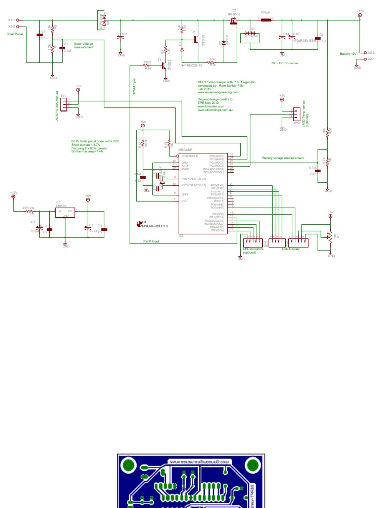 MPPT Arduino ATMega8 Solar Charge Controller Ver01 Schematics PCB ... MPPT Arduino ATMega8 Solar Charge Controller Ver01 Schematics PCB ...