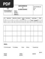 Field Quality Plan (FQP) | PDF | Specification (Technical Standard ...