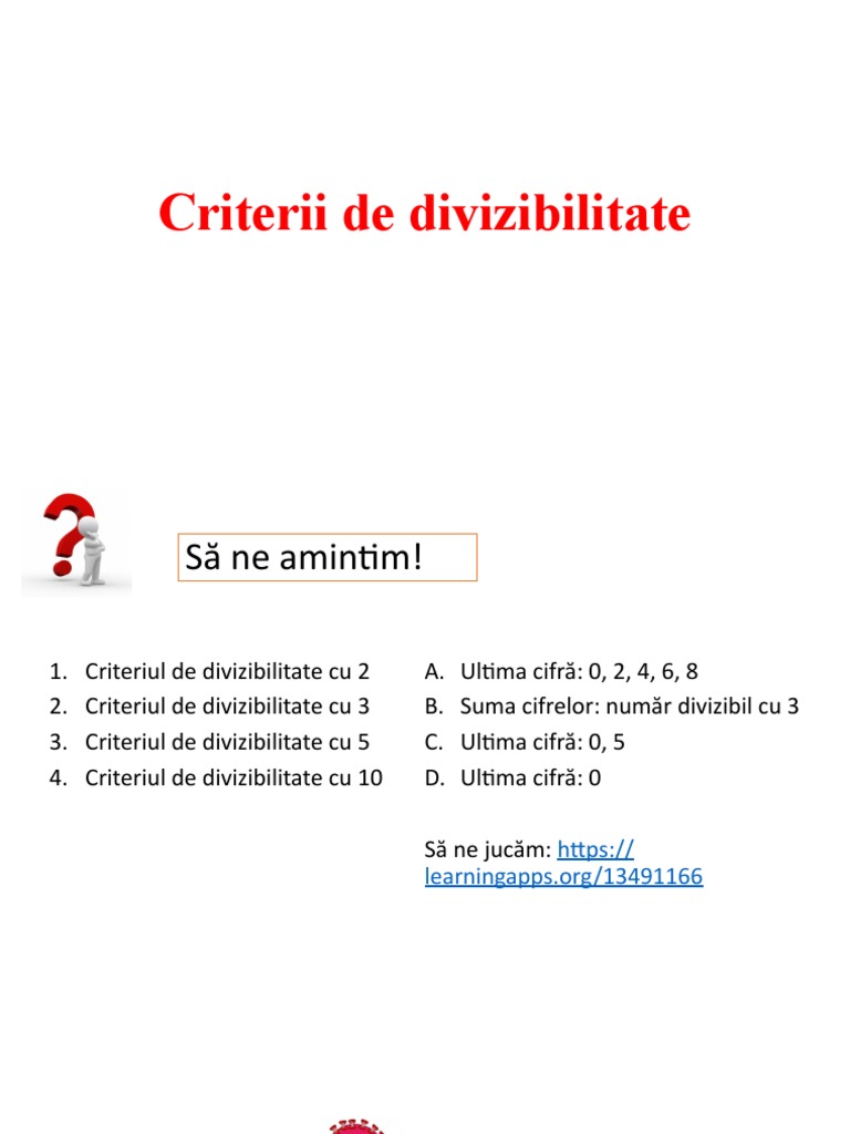 Criterii de Divizibilitate Cu 9 | PDF