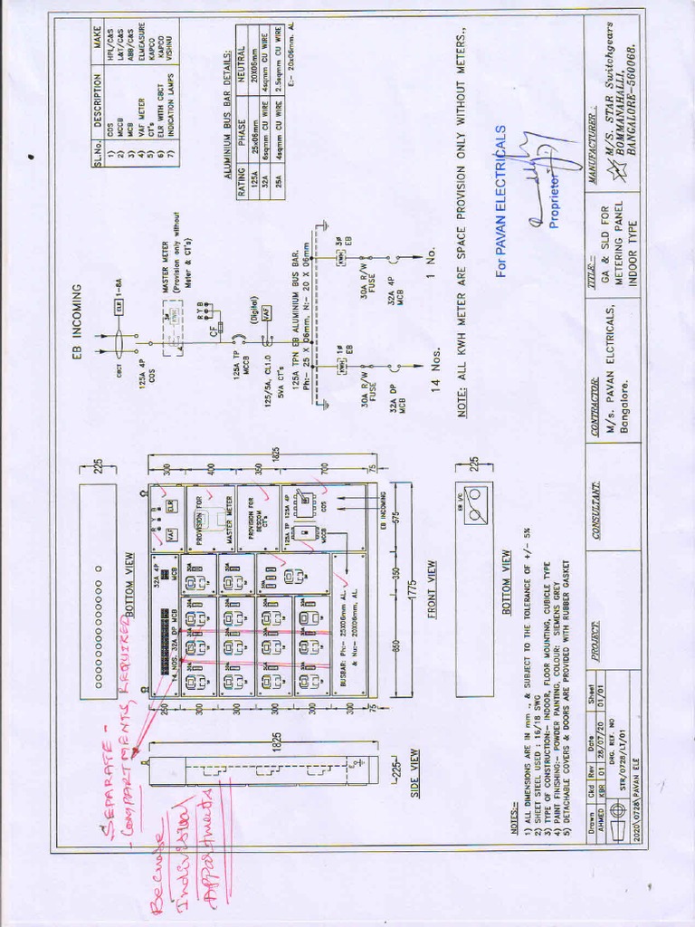 Approved Ga & SLD Drawings | PDF