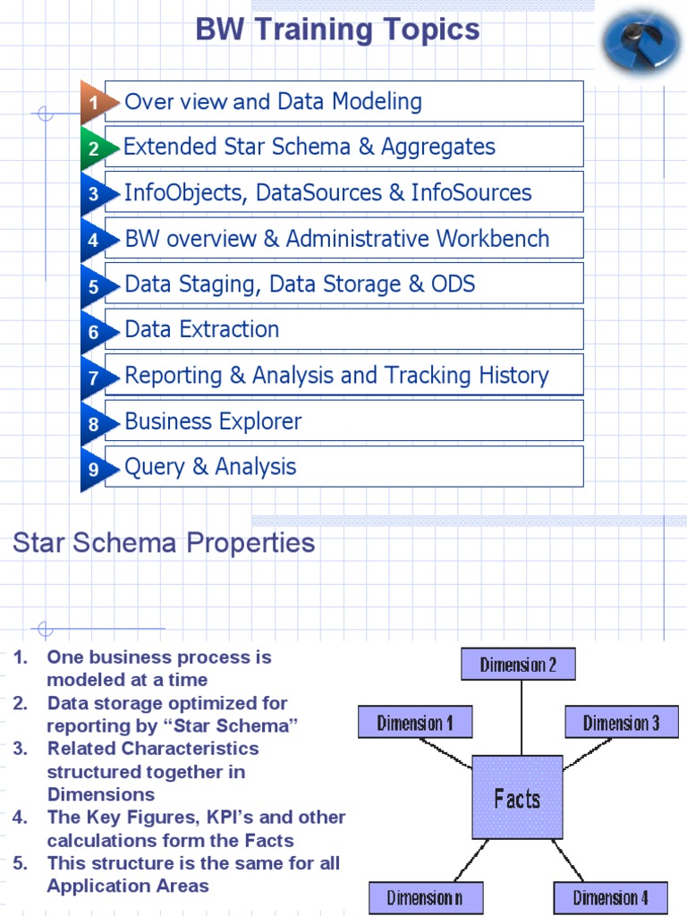 BW Data Modeling and InfoCubes Guide | PDF | Database Schema | Databases