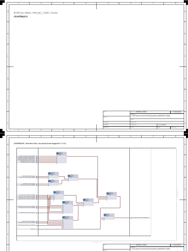 BORIVALI AEML / H04 - BC - 7SJ85 / Charts: CB Interlock | PDF | Business