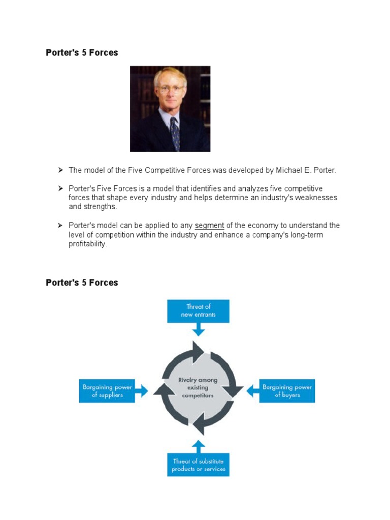 Porter's 5 Forces: Segment | PDF | Profit (Economics) | Business Economics