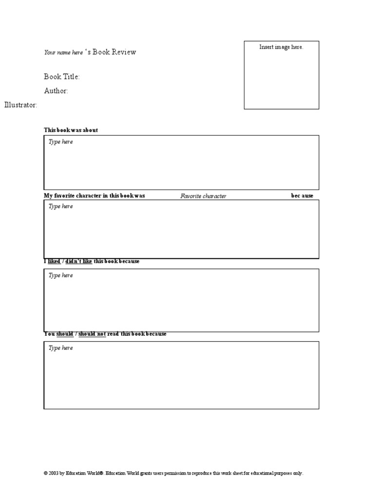 Book Review Format | PDF