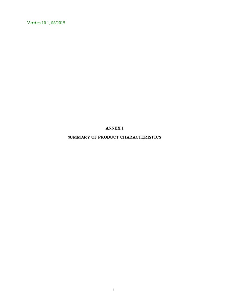 QRD Product Information Template Version 101 - en | PDF | Pharmacology ...