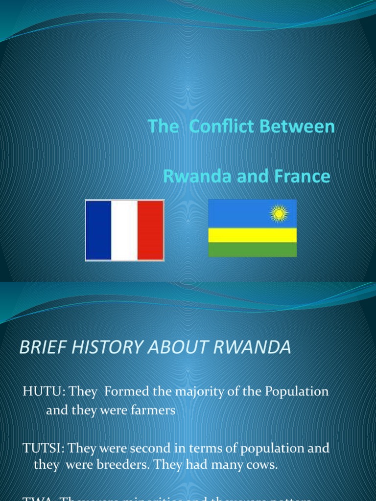 The Conflict Between Rwanda and France | PDF | Hutu | Rwandan Genocide