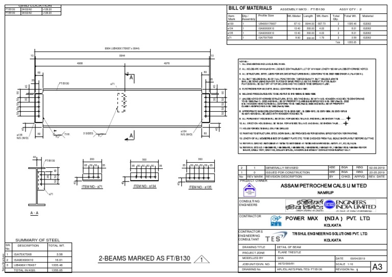 FTB130 - Detail of Beam | PDF