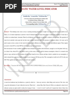 Water Level Indicator Project Paper | PDF | Series And Parallel ...
