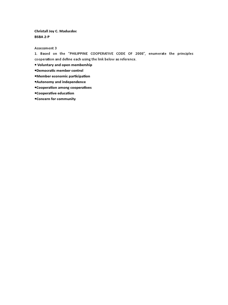 Maducdoc Assessment 3 | PDF | Social Science | Self-Improvement
