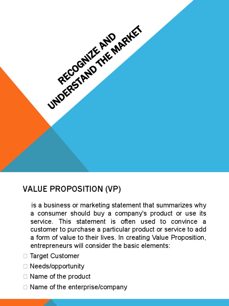 Recognize and Understand The Market | PDF | Market Segmentation | Behavior