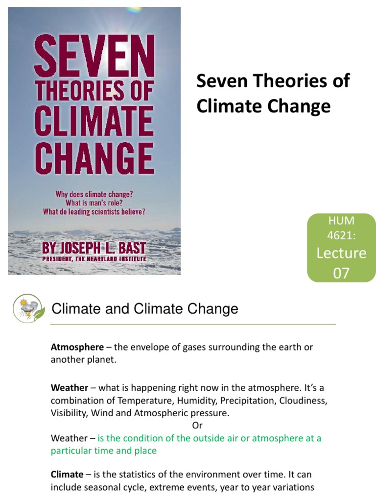 Seven Theories of Climate Change | PDF | Global Warming | Climate
