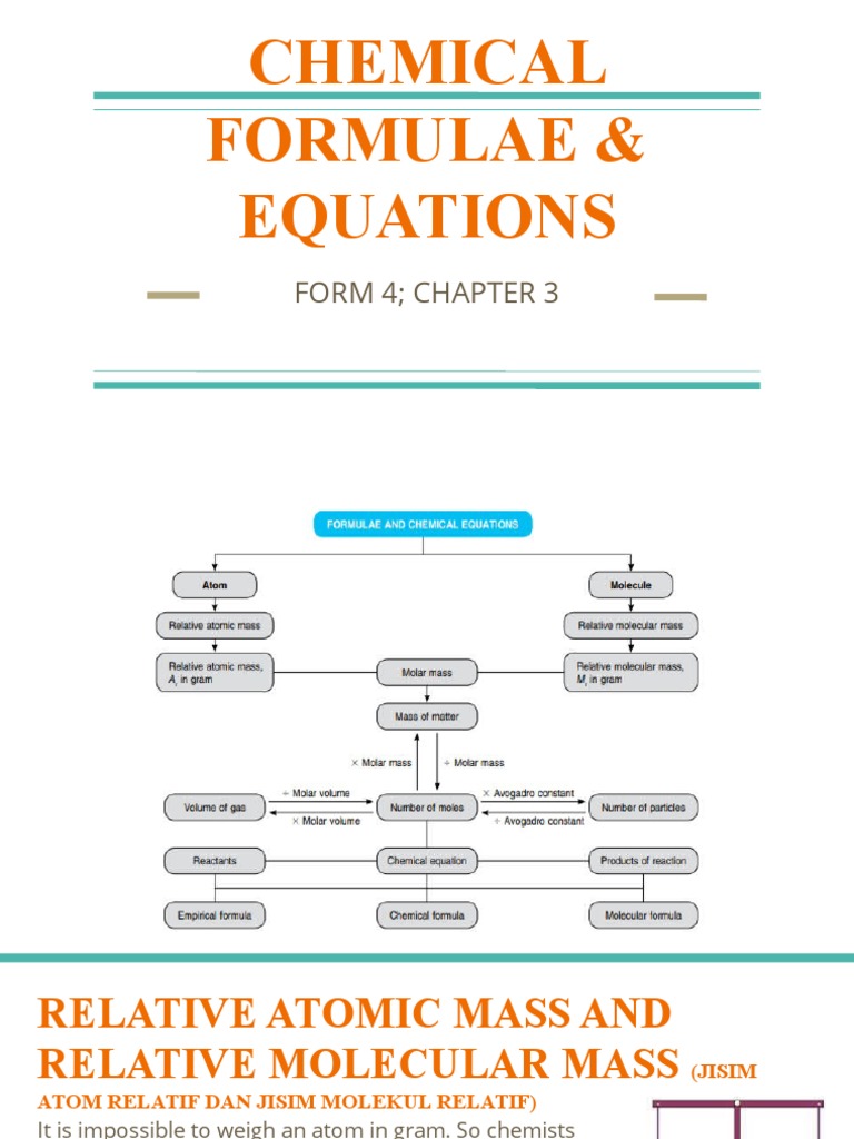 Chemistry Form 4 Chapter 3 | PDF | Mole (Unit) | Chemical Compounds